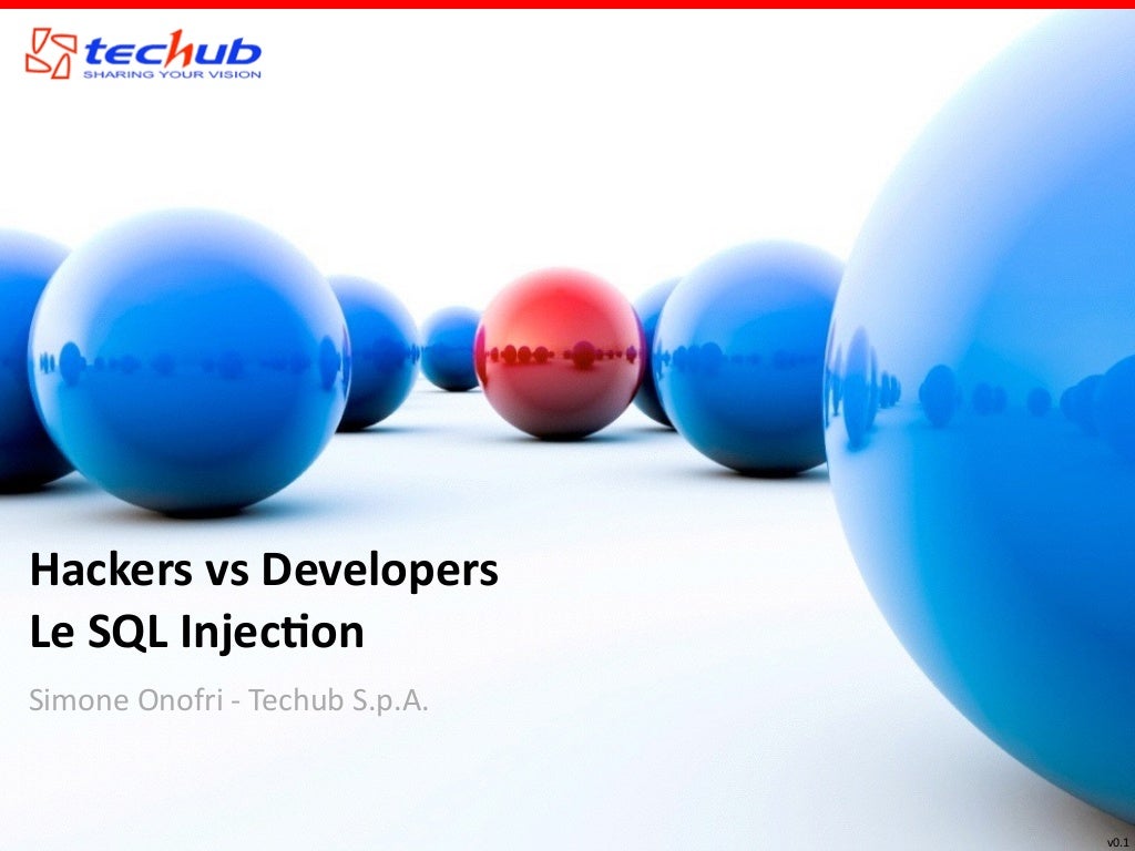Hackers Vs Developers Sql Injection Attacco E Difesa Ppt 0138
