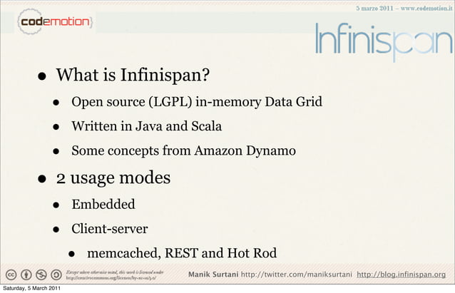 Hacking Infinispan The New Open Source Data Grid Meets Nosql 