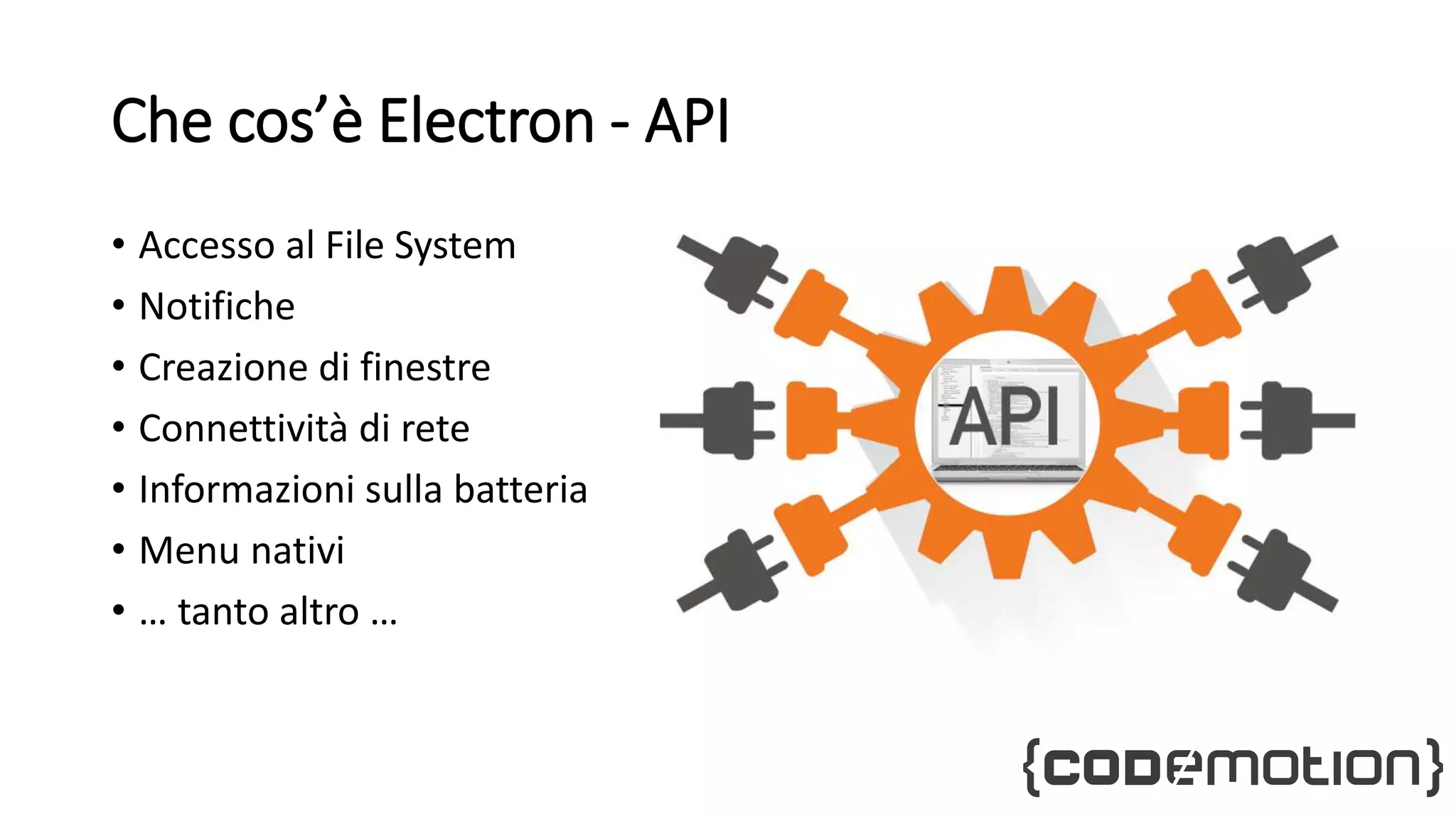 Realizzare applicazioni desktop con Electron e Angular | PPTX | Computing | Technology & Computing
