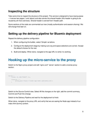 Codemotion rome 2015 bluemix lab tutorial -- Codemotion Rome 2015 | PDF