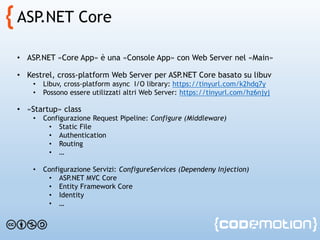 .NET Core, ASP.NET Core e Linux per il Mobile | PPT