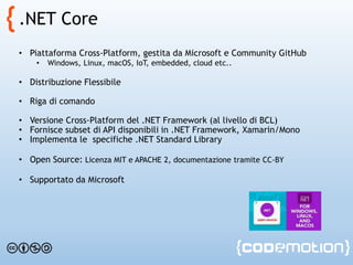 .NET Core, ASP.NET Core e Linux per il Mobile | PPT