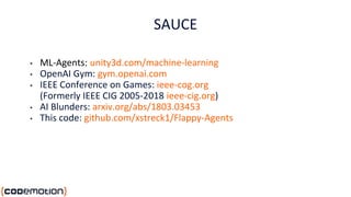 Adam Streck - Reinforcement Learning in Unity. Teach Your Monsters - Codemotion Berlin 2018 | PPTX