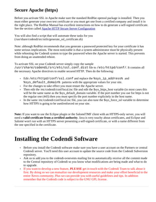 Codendi Installation Guide | PDF