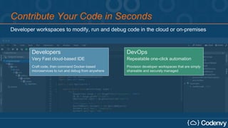 Understanding Codenvy - for Containerized Developer Workspaces | PPTX
