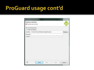 Code Obfuscation for Android & WP7 | PPT