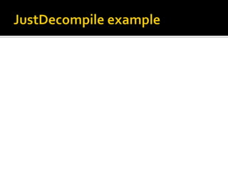 Code Obfuscation for Android & WP7 | PPT