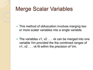 Code obfuscation | PPTX
