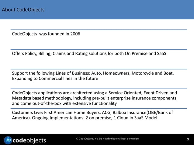 Code objects overview sep 2012 | PPT