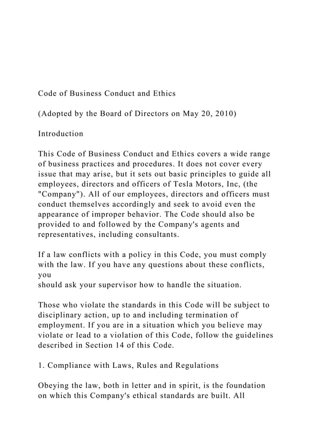 Code of Business Conduct and Ethics(Adopted by the Board.docx