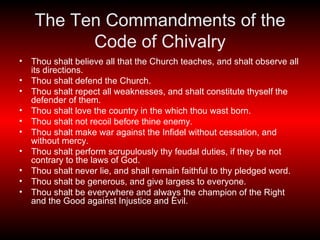 Code Of Chivalry | PPT