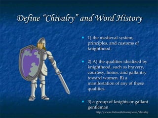 Code Of Chivalry | PPT