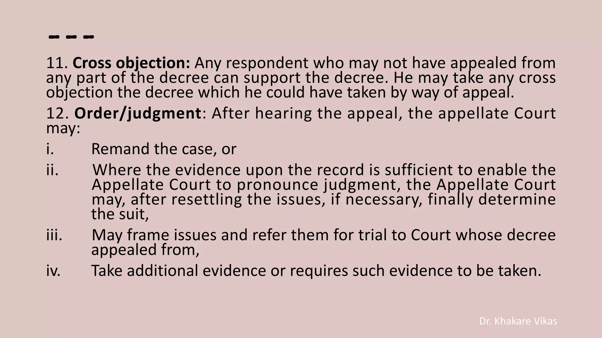 Code of civil procedure 1908 appeals | PDF