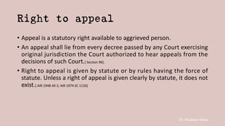 Code of civil procedure 1908 appeals | PDF