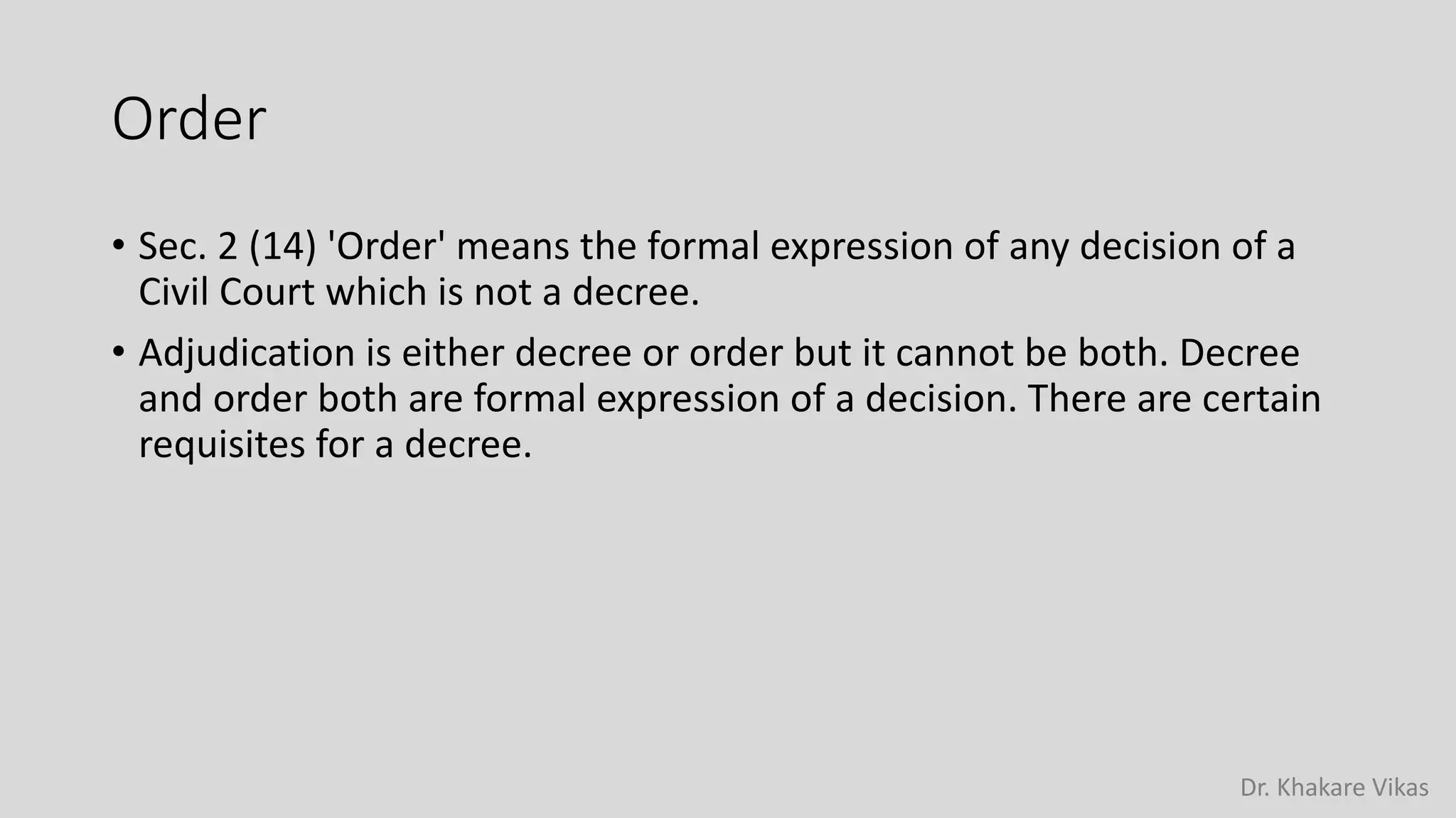 Code of civil procedure 1908 decree, order | PDF | Legal Services Industry | Industries