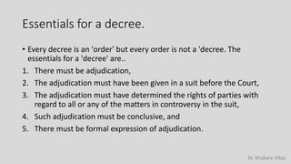 Code of civil procedure 1908 decree, order | PDF