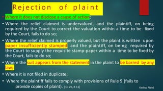 Code of Civil Procedure1908 Pleading Plaint & Written statement | PPTX ...