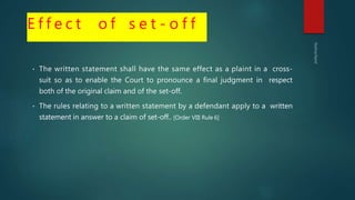 Code of Civil Procedure1908 Pleading Plaint & Written statement | PPTX