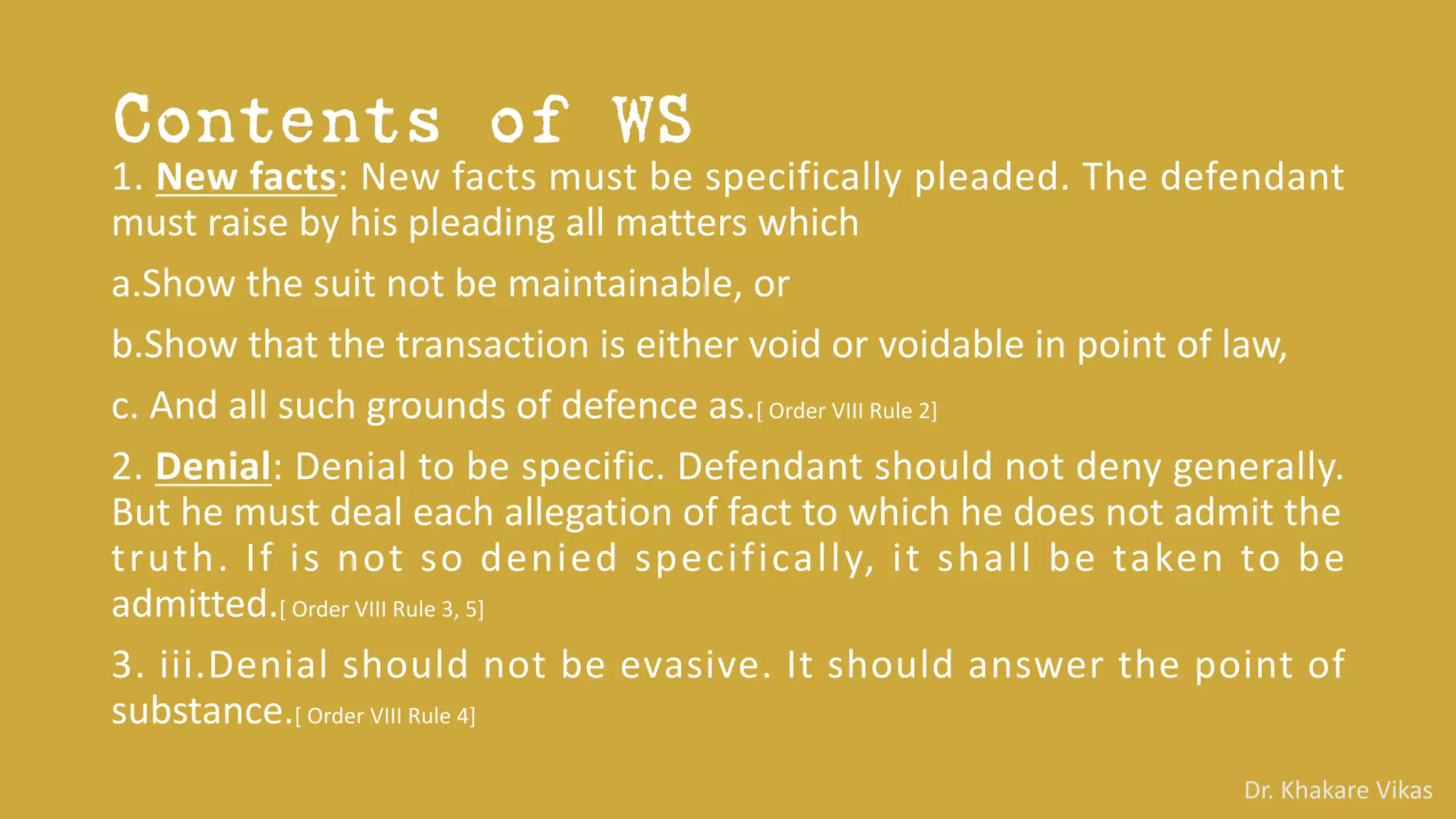 Code of civil procedure 1908 pleading plaint written statement | PDF