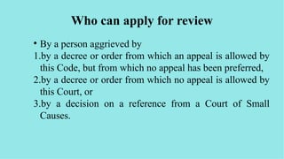 Code of civil procedure 1908 reference, review, revision | PDF