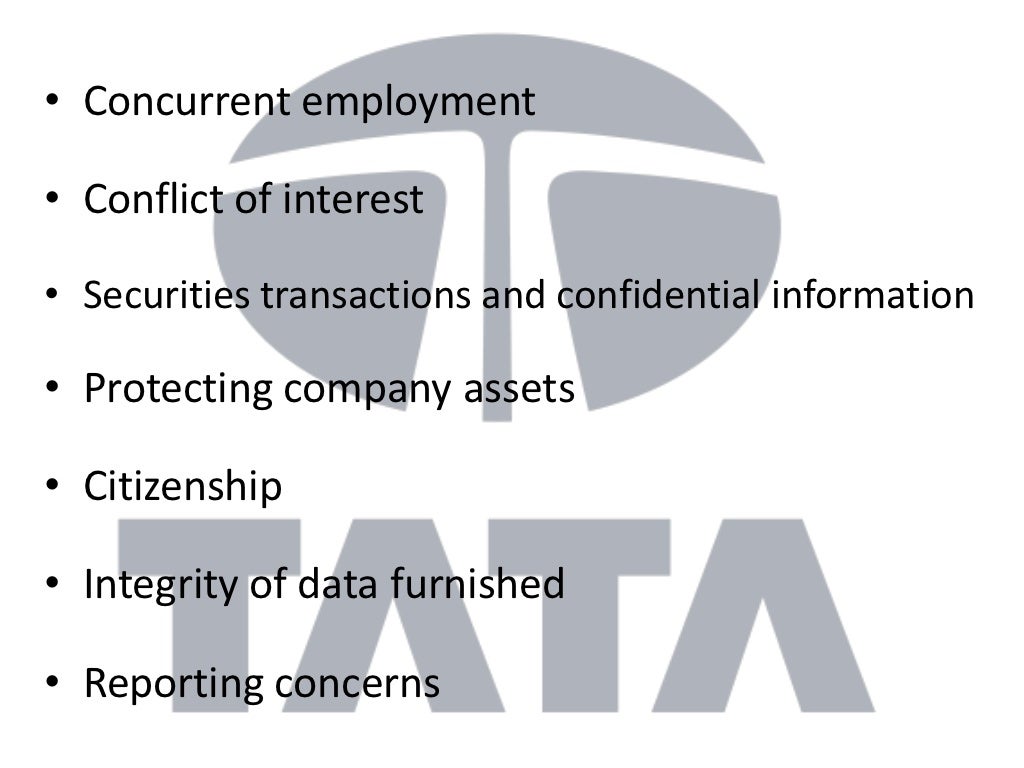 TATA MOTORS (code of conduct , corporate governance, csr)