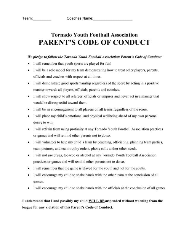 Code of conduct | PDF