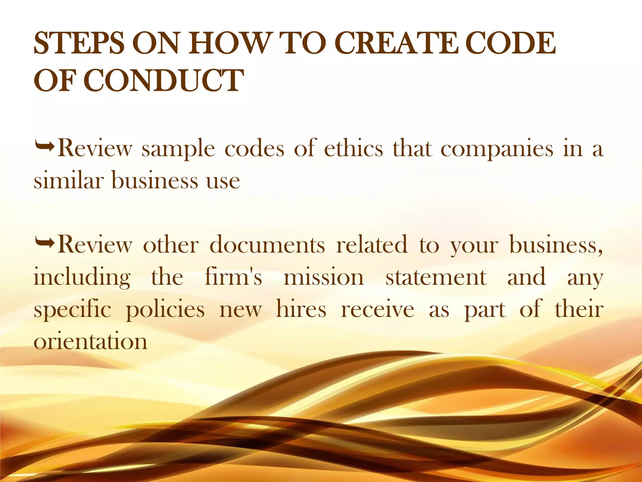 Code of Conduct | PDF