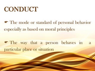 Code of Conduct | PDF