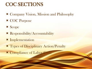 Code of Conduct | PDF
