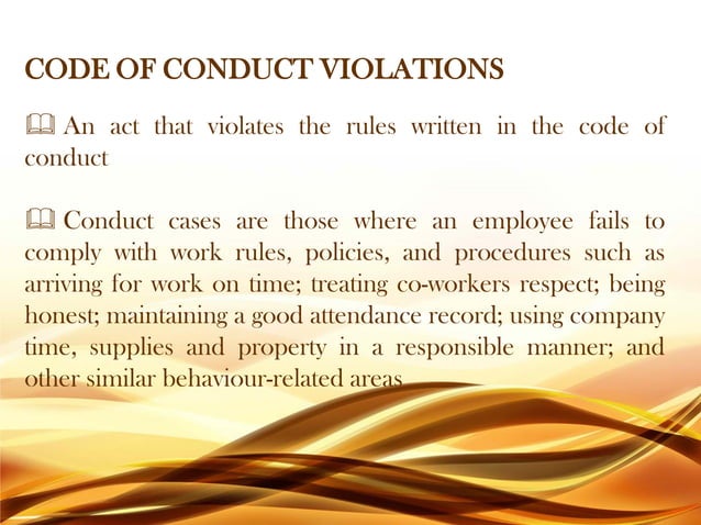 Code of Conduct | PDF | Business | Business and Finance