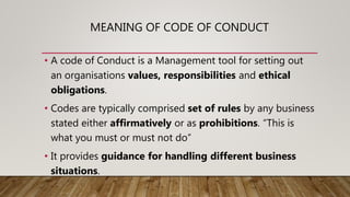 Code of conduct | PPTX