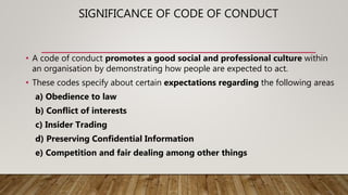 Code of conduct | PPTX