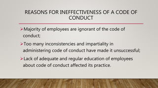 Code of conduct | PPTX