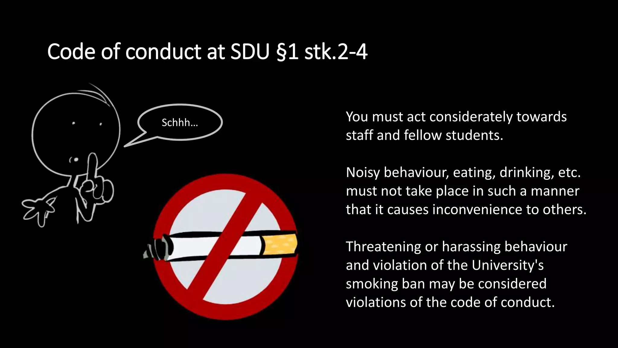 Code of conduct SDU How to Uni | PPTX