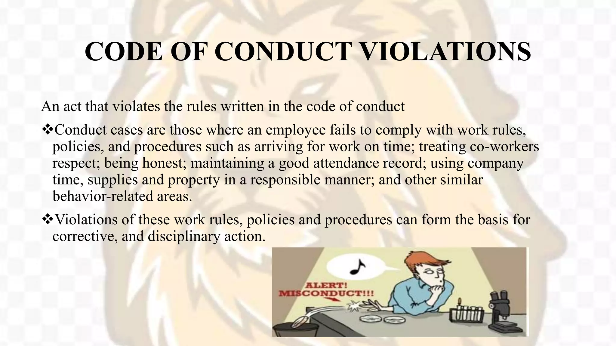 Code of conduct | PPTX