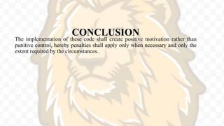 Code of conduct | PPTX