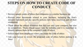 Code of conduct | PPTX