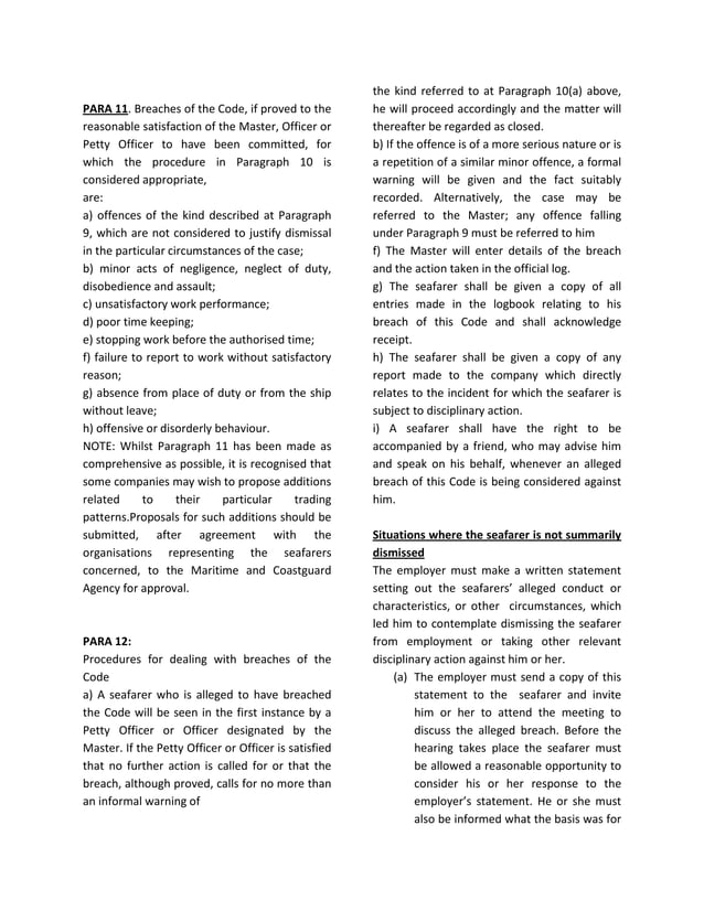 Code of conduct alc & mlc | DOCX | Law