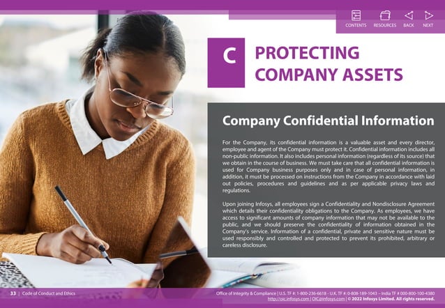 codeofconduct - infosys.pdf | Business | Business and Finance