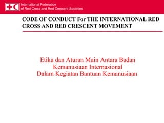 Code of conduct (indo) | PPT