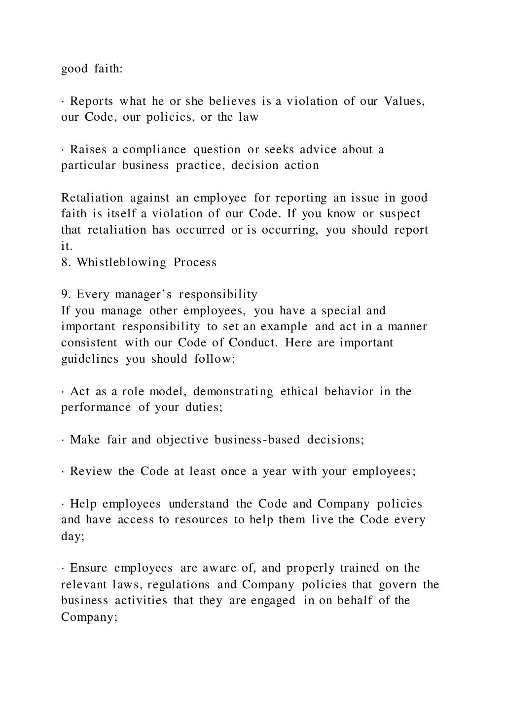 Code of ConductPageCode of Conduct2PART 1 INTRODUCTION | PDF