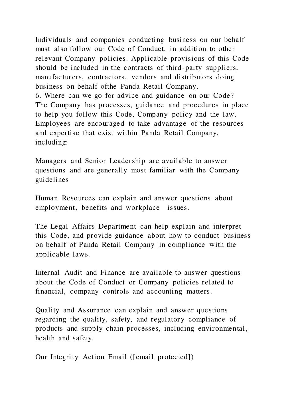 Code of ConductPageCode of Conduct2PART 1 INTRODUCTION | PDF