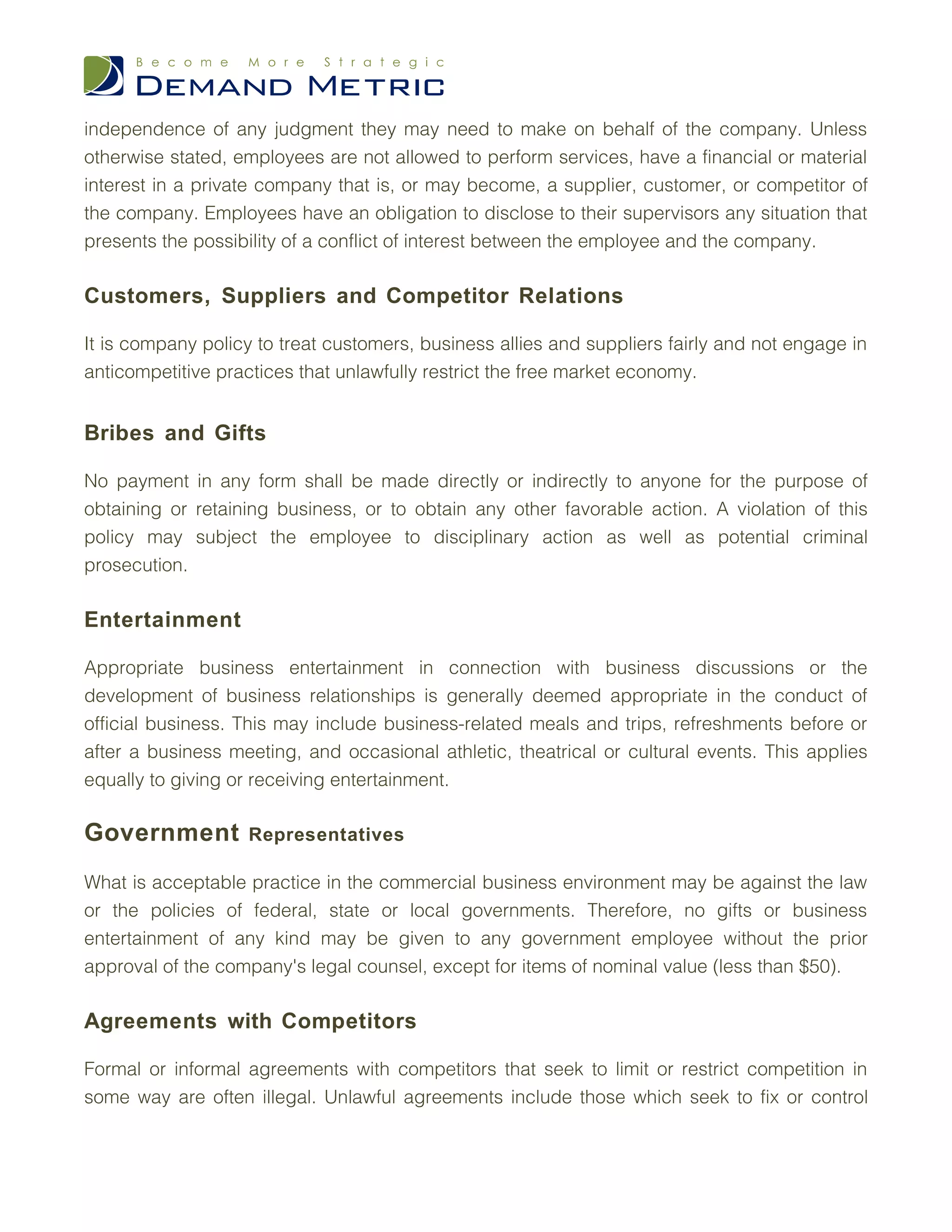 Code of Conduct Policy | DOC