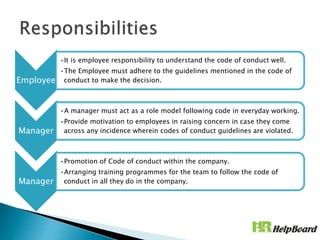 Code of Conduct | PPTX