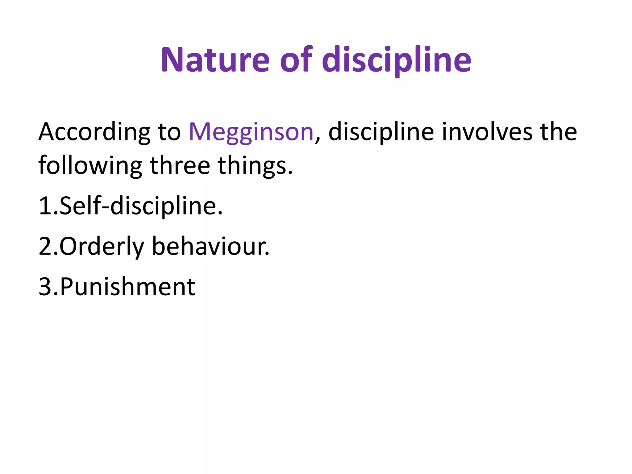Code of discipline | PPTX