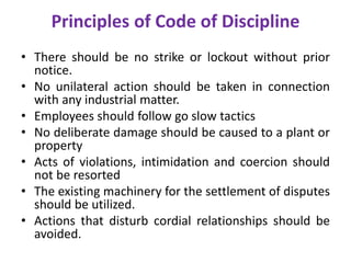 Code of discipline | PPTX