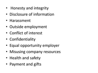 Code of discipline | PPTX