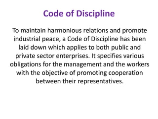 Code of discipline | PPTX