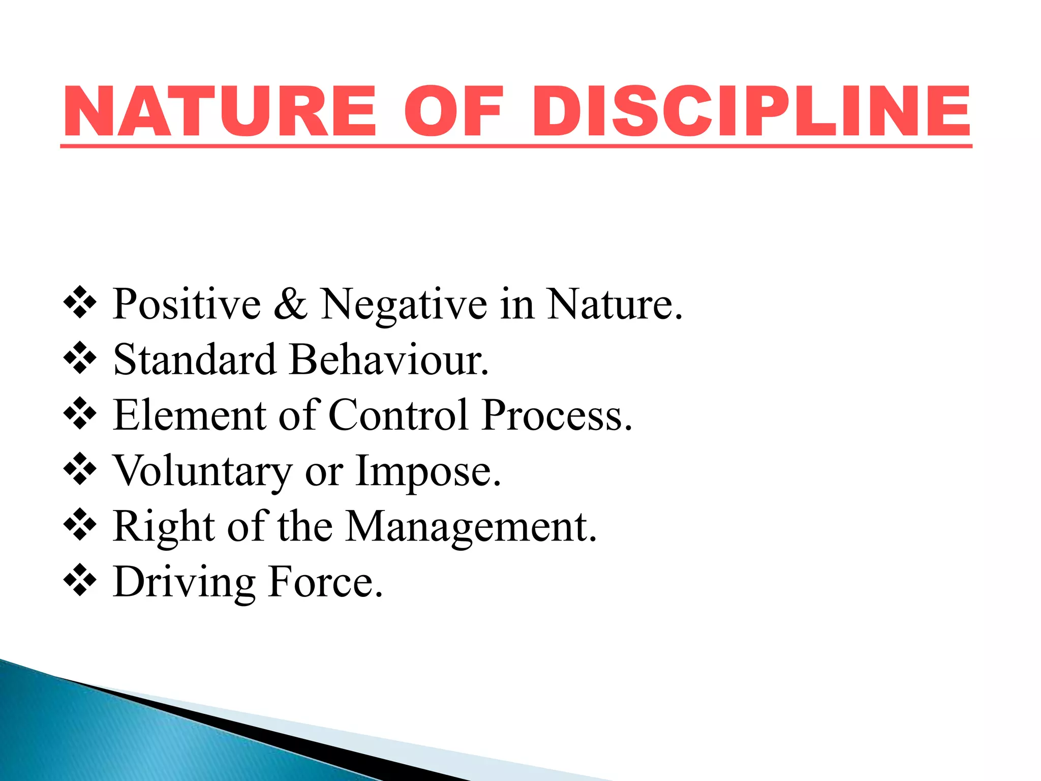 Code of discipline | PPTX