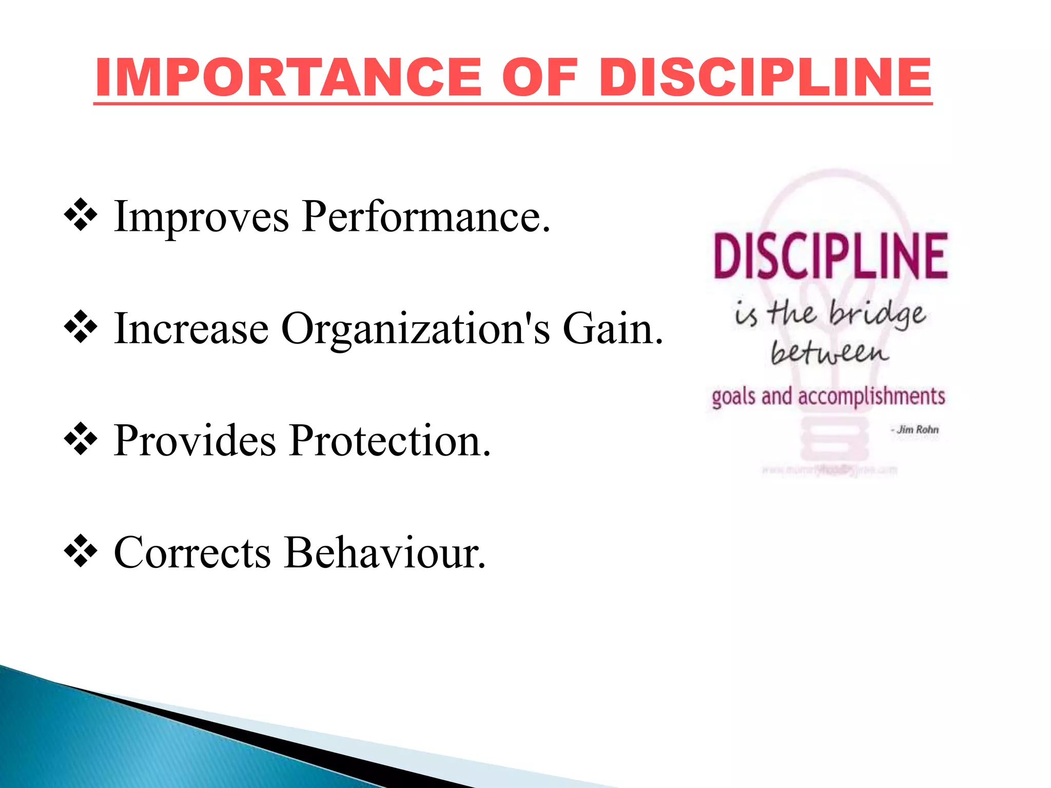 Code of discipline | PPTX